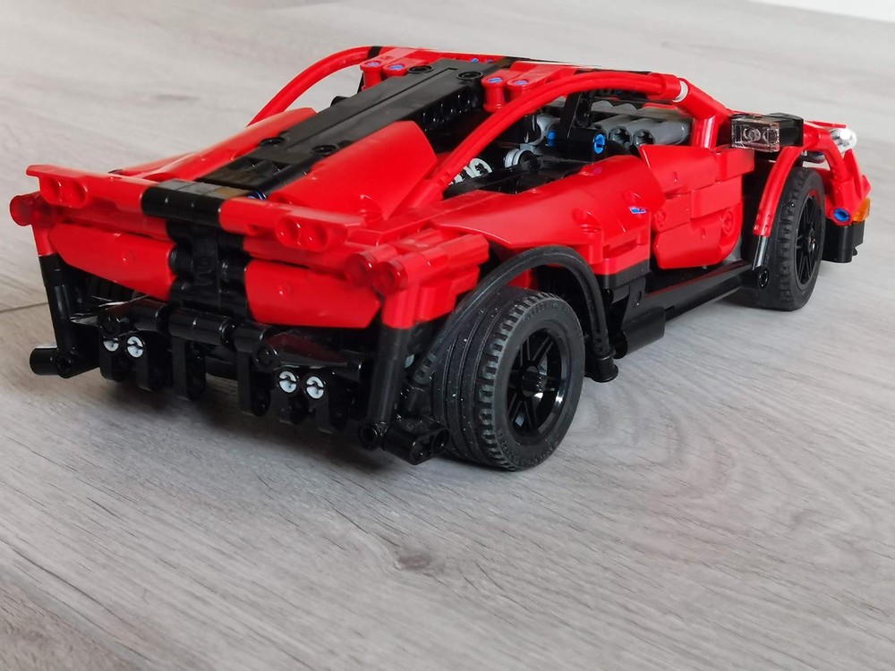 LEGO MOC V6 Supercar by Lego_Tech | Rebrickable - Build with LEGO