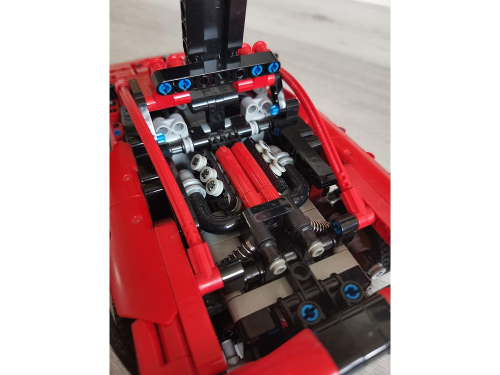 LEGO MOC V6 Supercar by Lego_Tech | Rebrickable - Build with LEGO