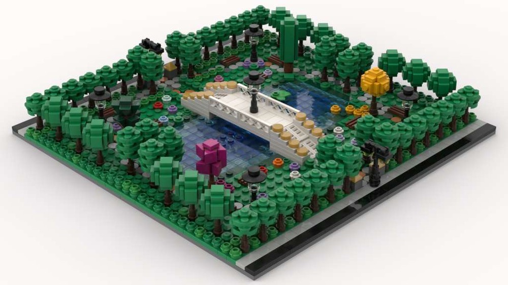 LEGO MOC Modular Park #1 by meregt | Rebrickable - Build with LEGO