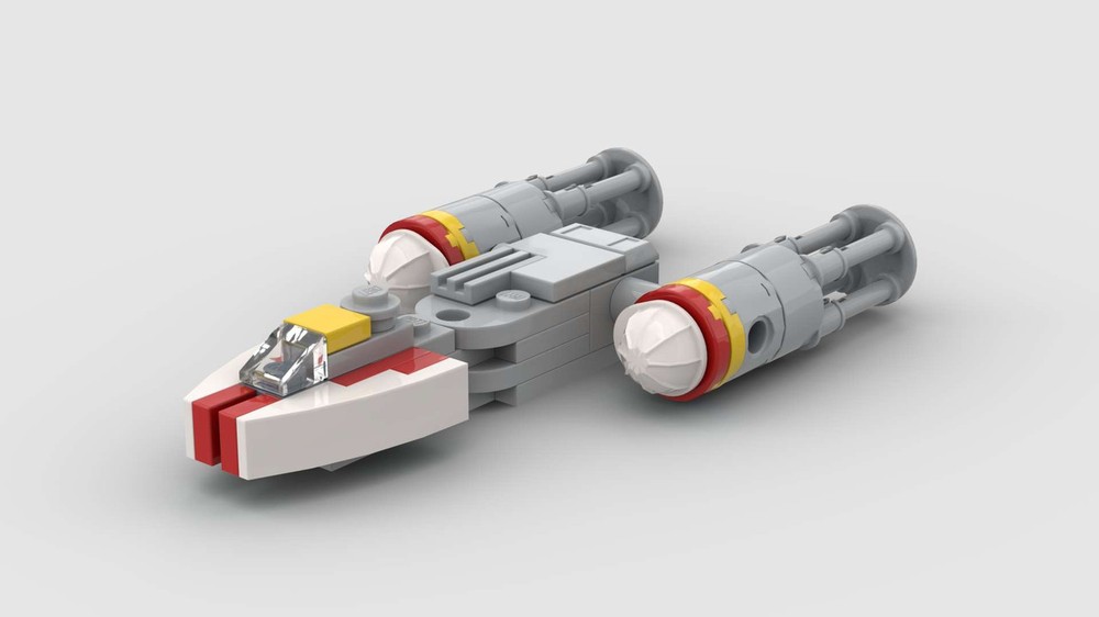 LEGO MOC Midi Scaled Red Jammer Y-Wing by mattster331 | Rebrickable ...
