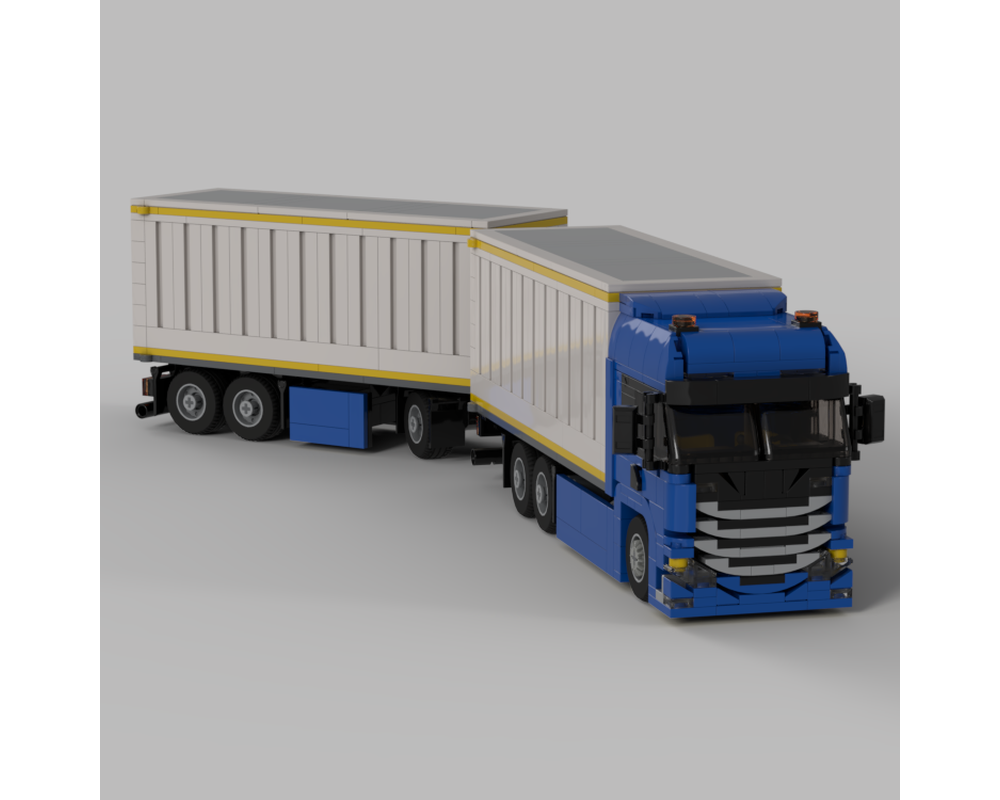 LEGO MOC 2020 Scania S520 6x4 Boxtruck with trailer by ...