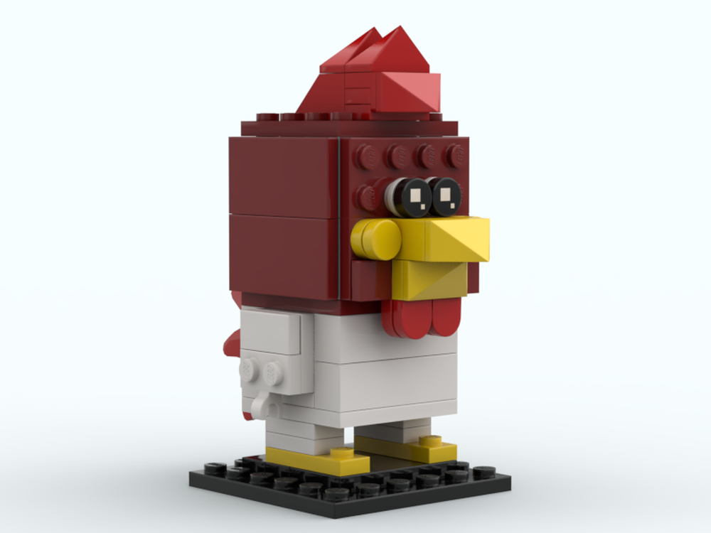 LEGO MOC Foghorn Leghorn Brickheadz by Trex2020 | Rebrickable - Build ...