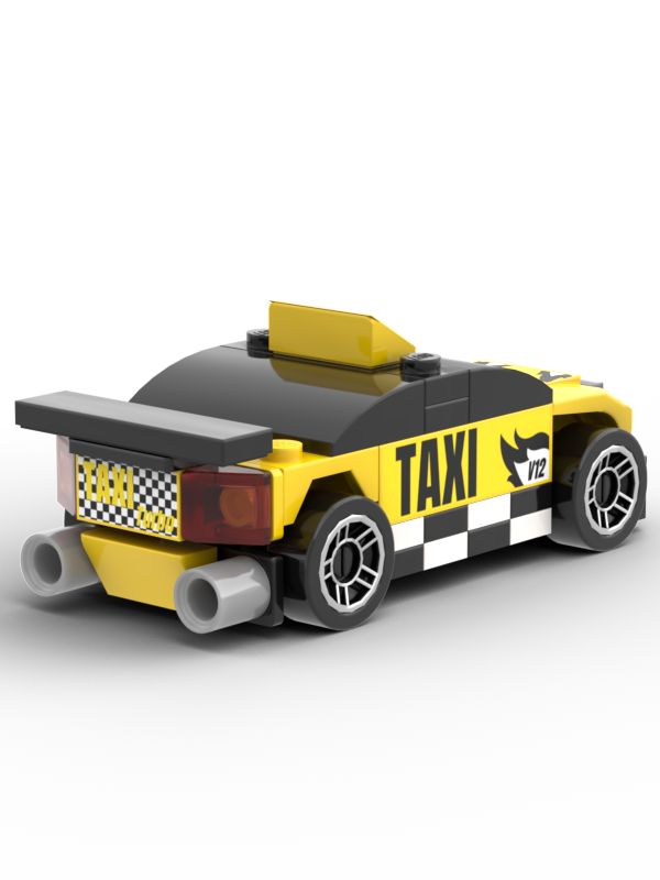 LEGO MOC Taxi Turbo by SaiBrickShop | Rebrickable - Build with LEGO