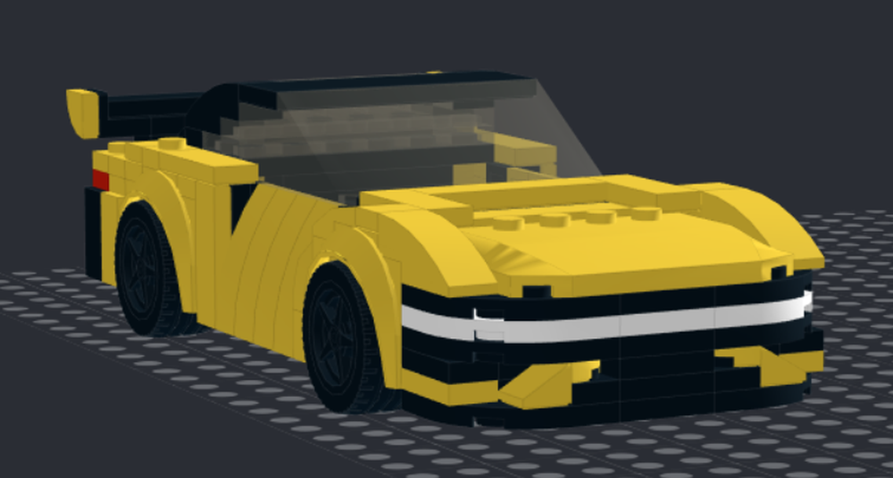 LEGO MOC yellow supercar by 20188310050269 | Rebrickable - Build with LEGO