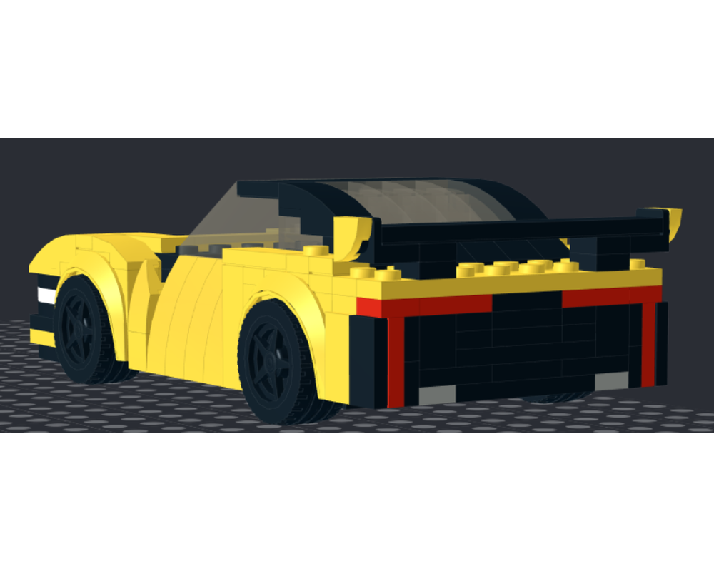 LEGO MOC yellow supercar by 20188310050269 | Rebrickable - Build with LEGO