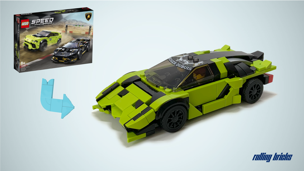 LEGO MOC 76899 Lamborghini Concept by RollingBricks | Rebrickable ...