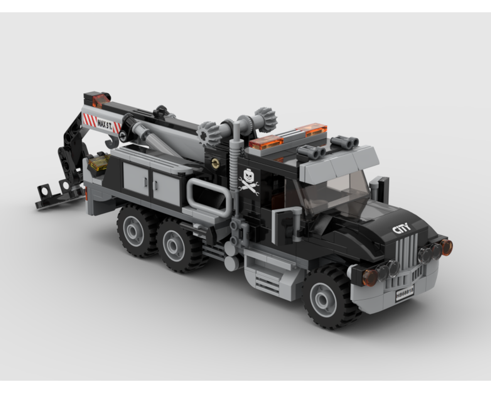 LEGO MOC Tow Truck by HaulingBricks | Rebrickable - Build with LEGO