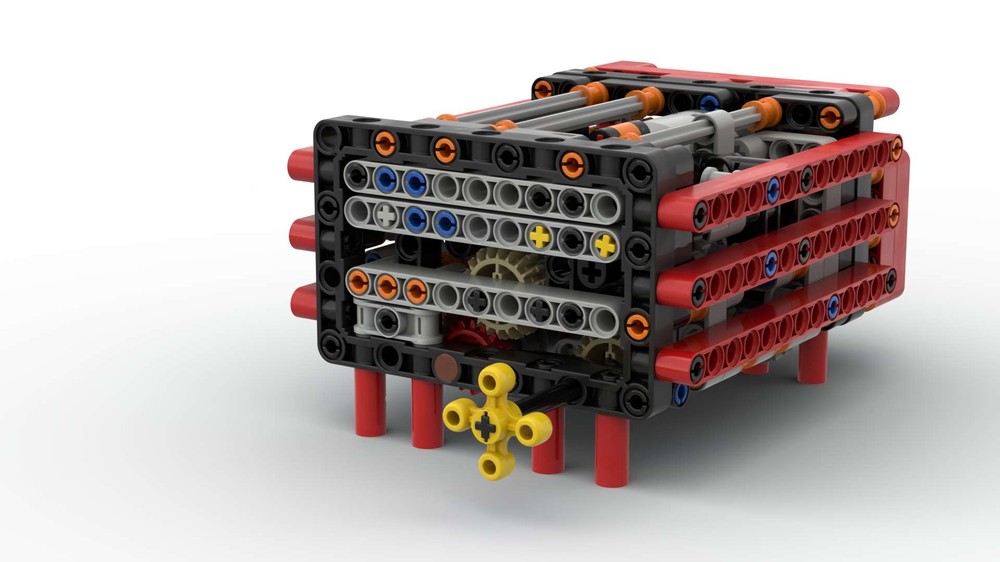 Lego Moc Dual Function Gearbox By Technicbrickpower Rebrickable