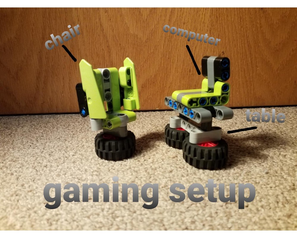 LEGO MOC Gaming setup by Legobauer1012 | Rebrickable - Build with LEGO