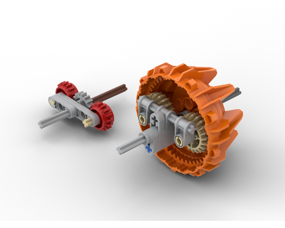 LEGO MOC 7:1 and 4:1 Planetary Gear | Simplebutclever 15 by 2in1 ...