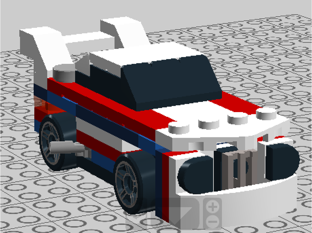 LEGO MOC 1973 BMW 3.0 CSL Race by HATNAN | Rebrickable - Build with LEGO