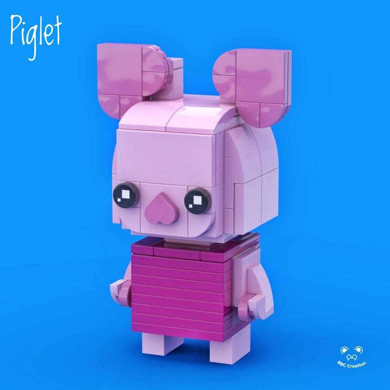 LEGO MOC Piglet BrickHeadz by bbchai | Rebrickable - Build with LEGO