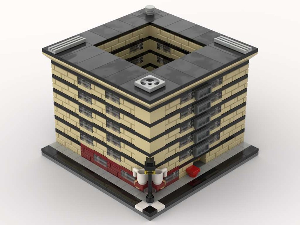 Lego Moc Modular Neighborhood Building 2 1 Corner By Meregt