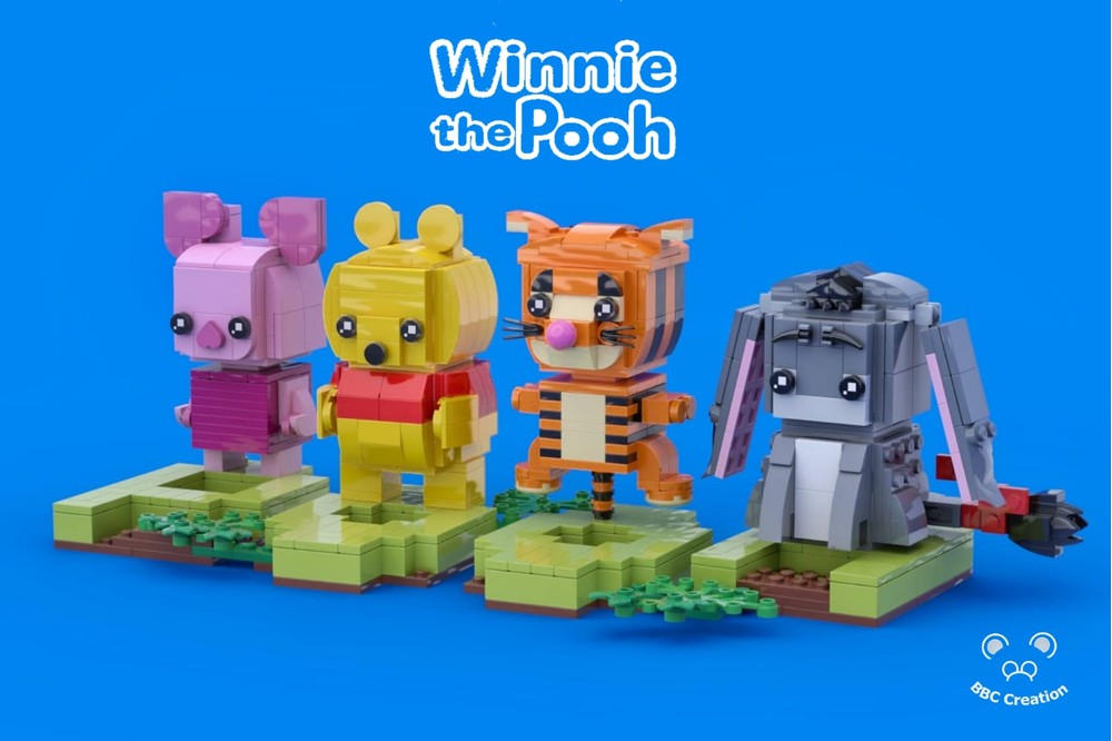 LEGO MOC Winnie the Pooh Family BrickHeadz by bbchai | Rebrickable ...