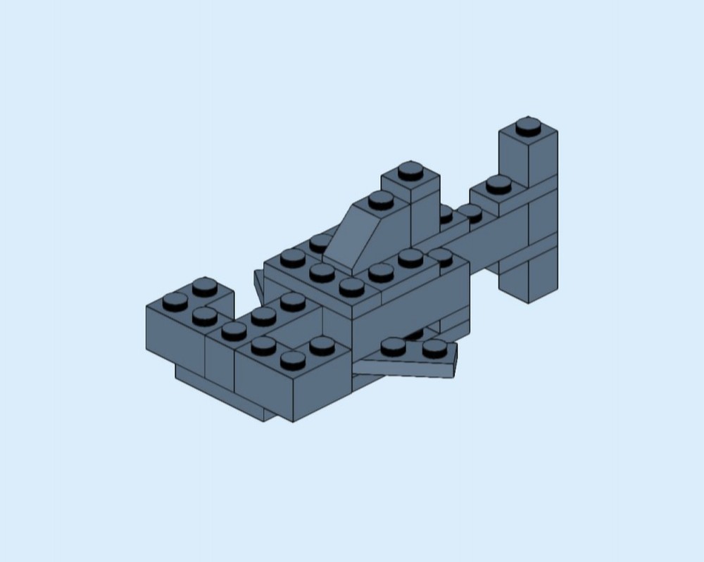 LEGO MOC Hammerhead shark by przemyslawek | Rebrickable - Build with LEGO