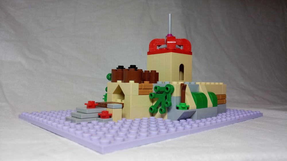 LEGO MOC Micro Castle with Keep by Dafeld | Rebrickable - Build with LEGO