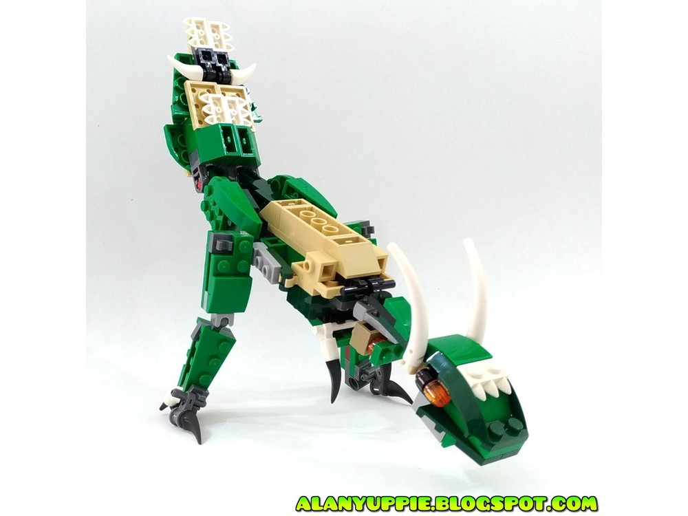 LEGO MOC-68972 Transformer Dino Might from set 31058 by alanyuppie ...