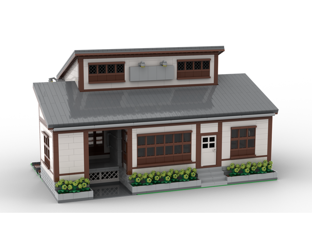 LEGO MOC Multipurpose Trackside Building by Yellow.LXF | Rebrickable ...