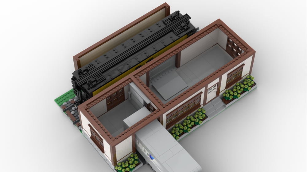 LEGO MOC Multipurpose Trackside Building by Yellow.LXF | Rebrickable ...