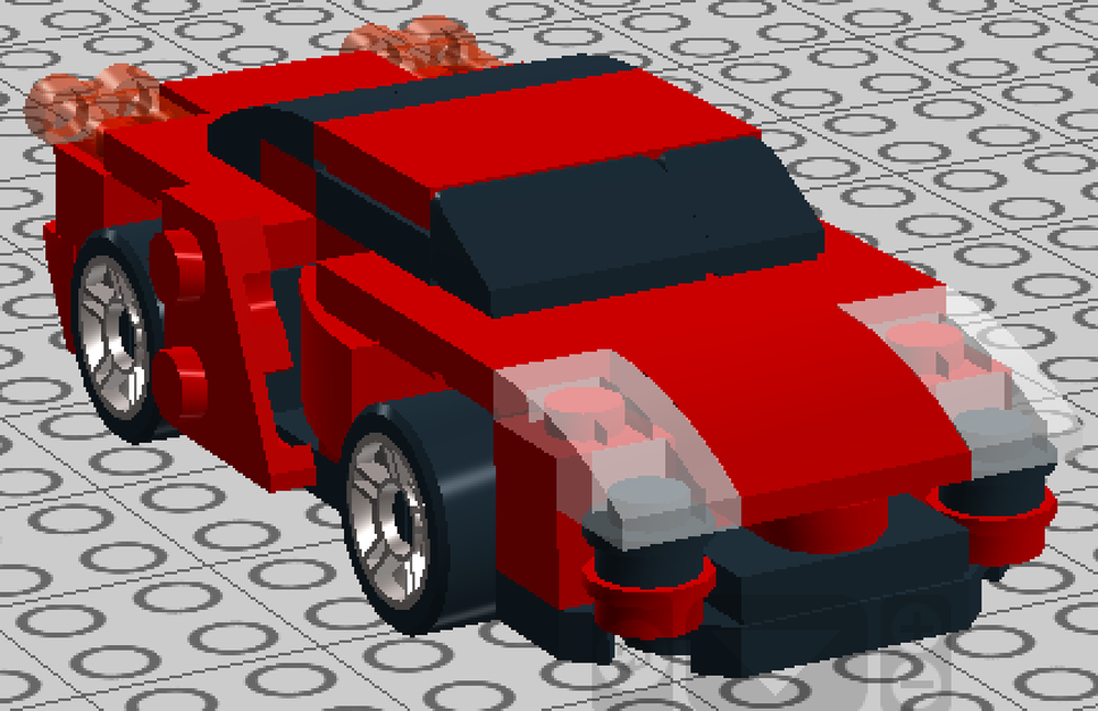 Lego Moc 2003 Ferrari Enzo By Hatnan Rebrickable Build With Lego