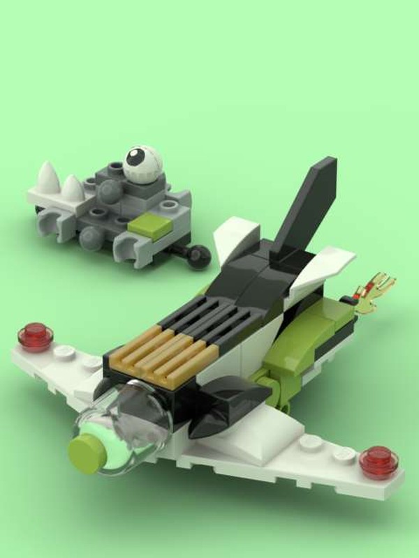LEGO MOC Niksput Airplane by MixelMaker | Rebrickable - Build with LEGO