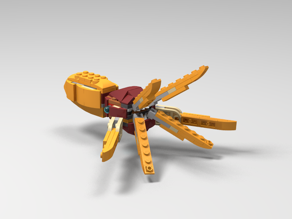 LEGO MOC 31112 Deep Sea Squid by Brickworx | Rebrickable - Build with LEGO