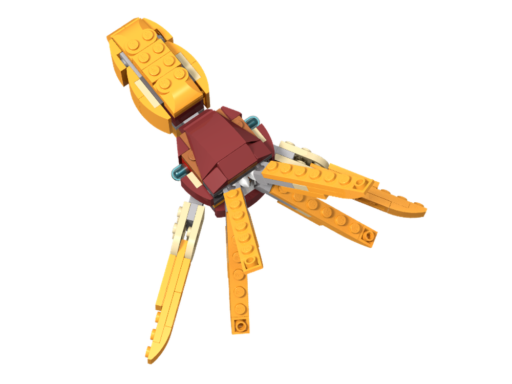 LEGO MOC 31112 Deep Sea Squid by Brickworx | Rebrickable - Build with LEGO