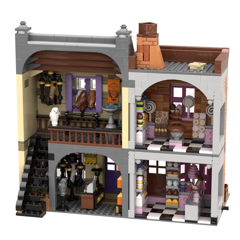 LEGO MOC Eeylops Owl Emporium and Sugarplums Sweet Shop - SP011 by ...