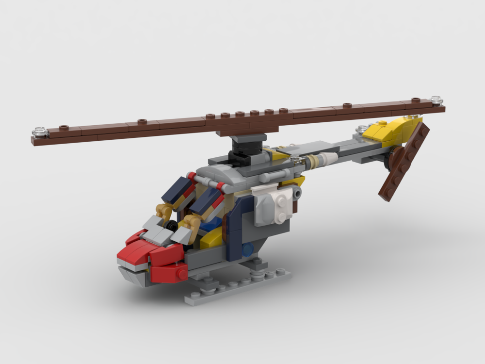 LEGO MOC 31105 - Helicopter by KlintIsztvud | Rebrickable - Build with LEGO