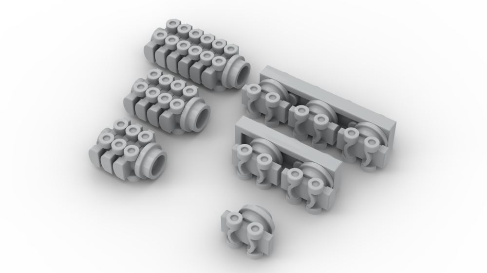 LEGO MOC Nano engine blocks by Dujk | Rebrickable - Build with LEGO