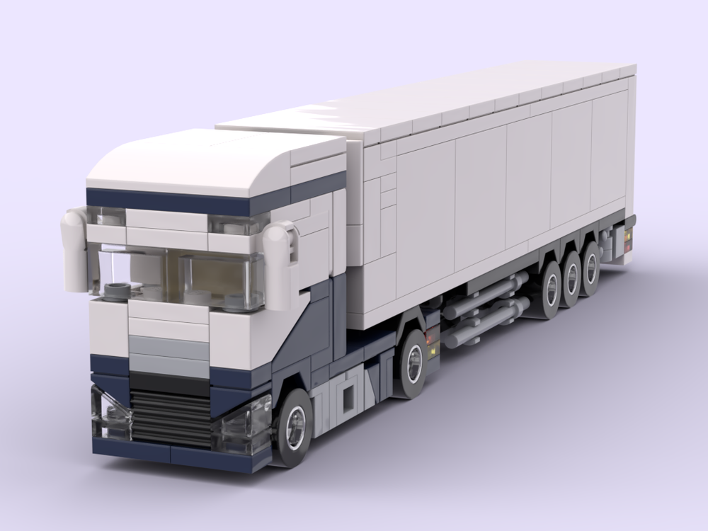 LEGO MOC DAF XF with Refrigerated Trailer by Brickin Tom | Rebrickable ...