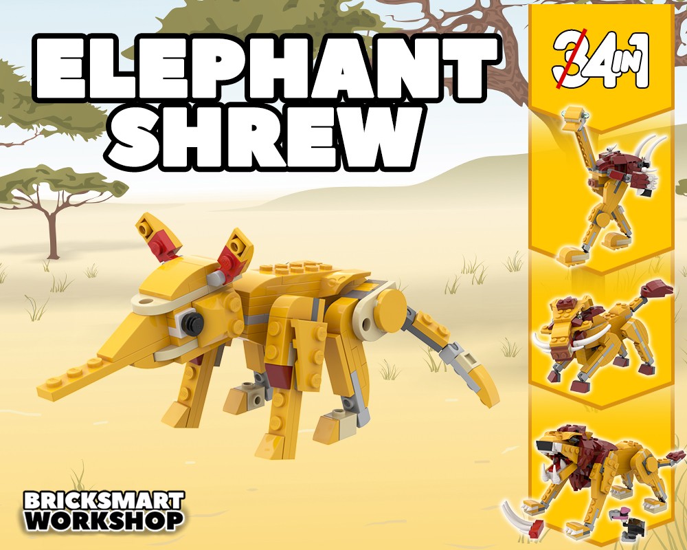 LEGO MOC Elephant Shrew 31112 Alternate by bricksmartworkshop ...