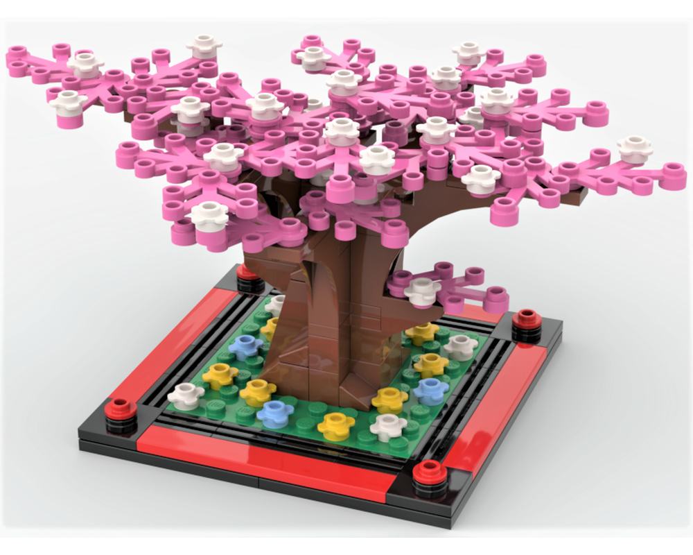 LEGO MOC Sakura tree by xmsbricks | Rebrickable - Build with LEGO