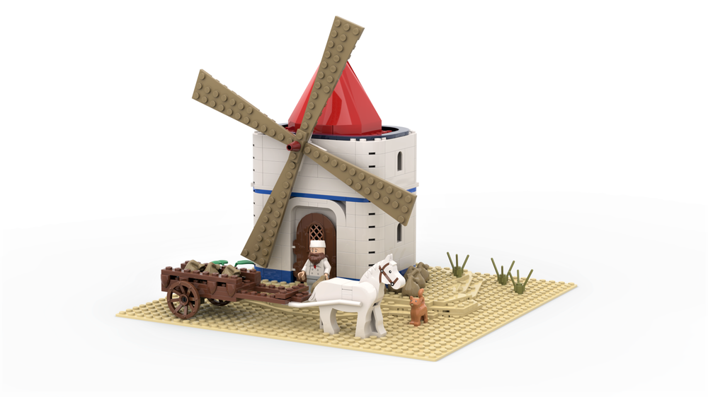 LEGO MOC Windmill by xmsbricks | Rebrickable - Build with LEGO