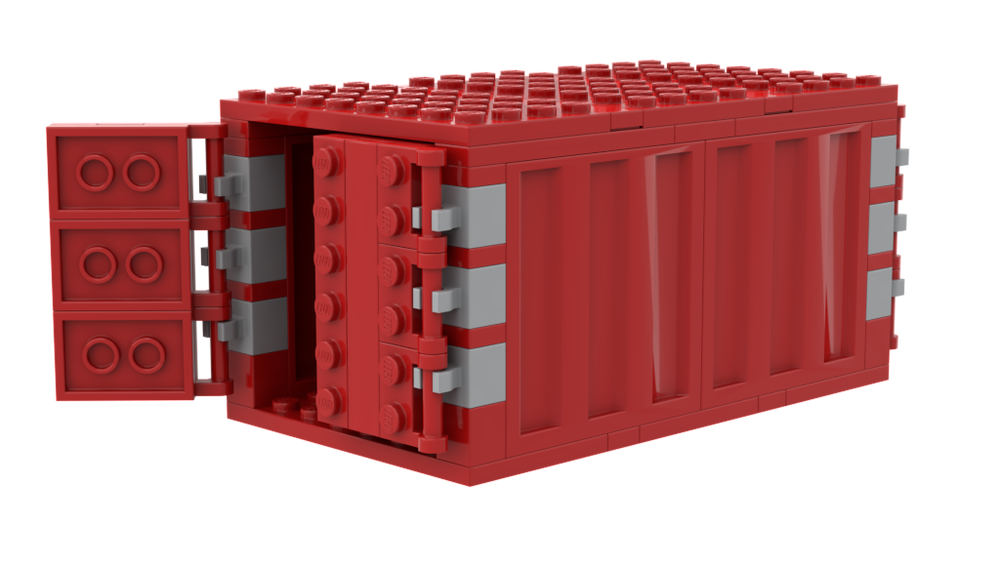 LEGO MOC Simple Container by Tablette | Rebrickable - Build with LEGO