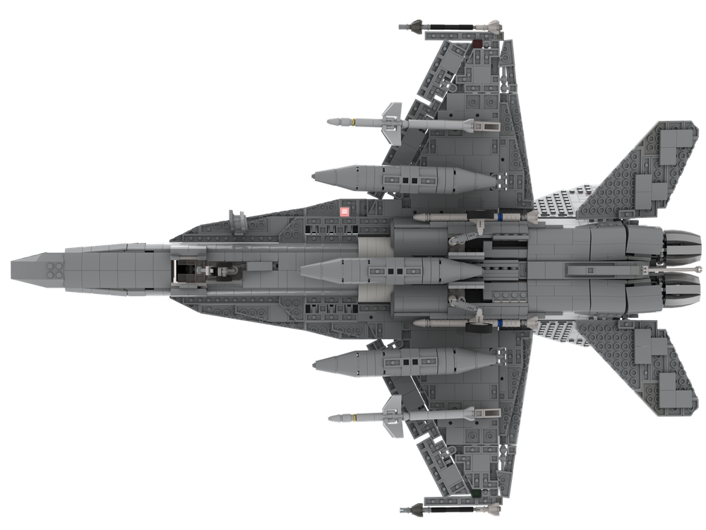 LEGO MOC FA-18C Hornet Fighter by Czifi | Rebrickable - Build with LEGO