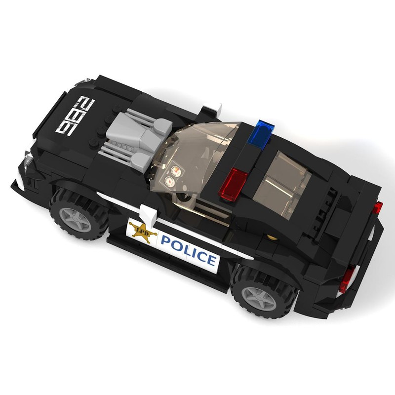 LEGO MOC American Muscle Police Car by klara_mocs | Rebrickable - Build ...