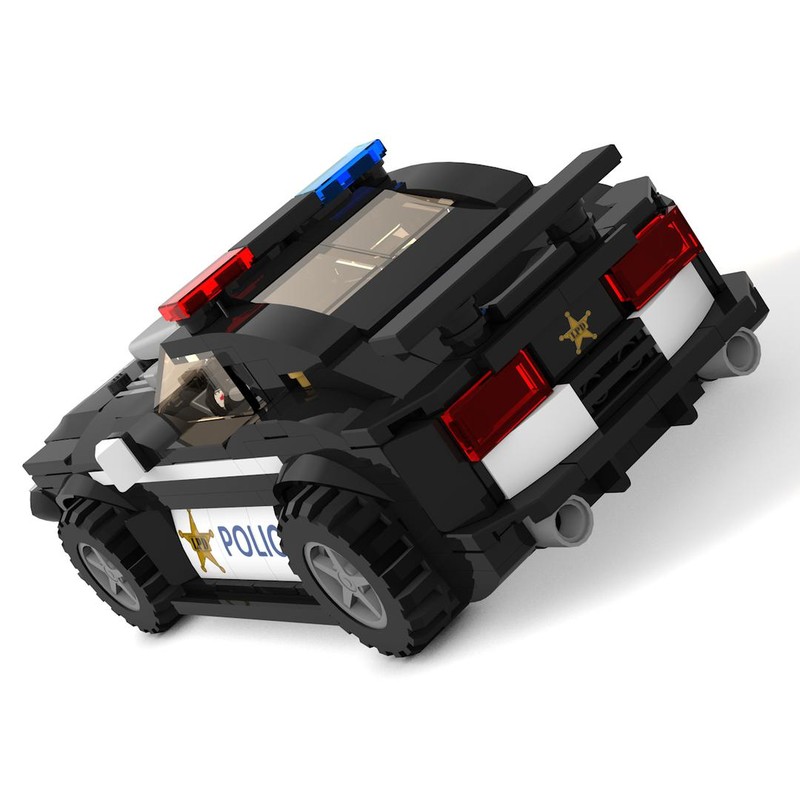 LEGO MOC American Muscle Police Car by klara_mocs | Rebrickable - Build ...