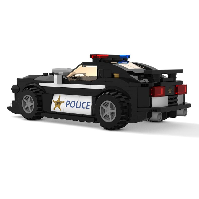 LEGO MOC American Muscle Police Car by klara_mocs | Rebrickable - Build ...