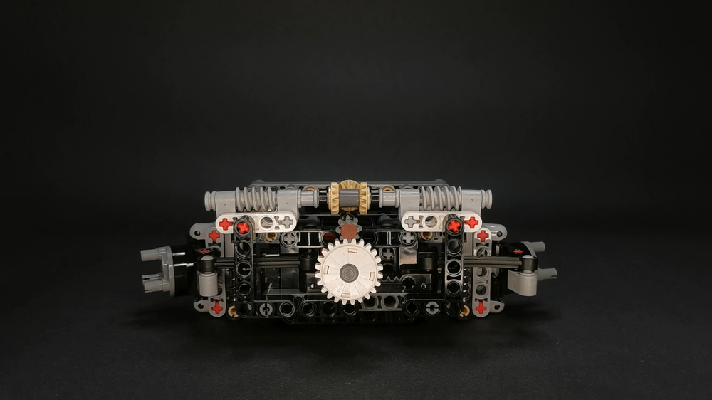 LEGO MOC Height adjustable front suspension (Przednie zawieszenie z ...