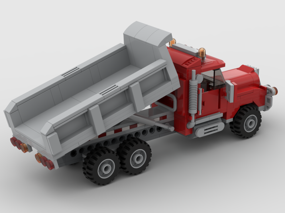 LEGO MOC Dump Truck by HaulingBricks | Rebrickable - Build with LEGO