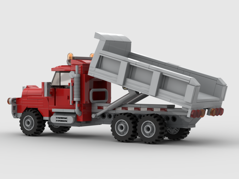 LEGO MOC Dump Truck by HaulingBricks | Rebrickable - Build with LEGO