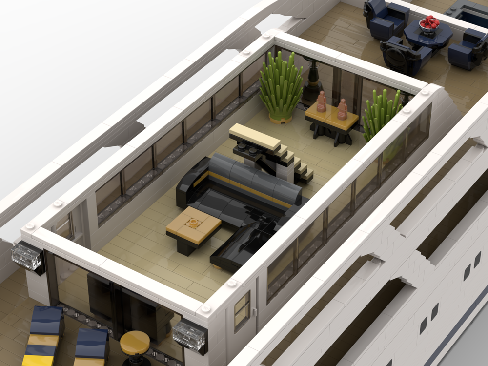 LEGO MOC Luxury Super Yacht in Minifigure Size by Kilo-Whiskey ...