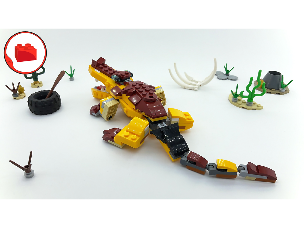 LEGO MOC Crocodile - Lego Creator 31112 set by Bricks Ideas ...