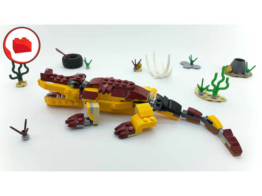 LEGO MOC Crocodile - Lego Creator 31112 set by Bricks Ideas ...
