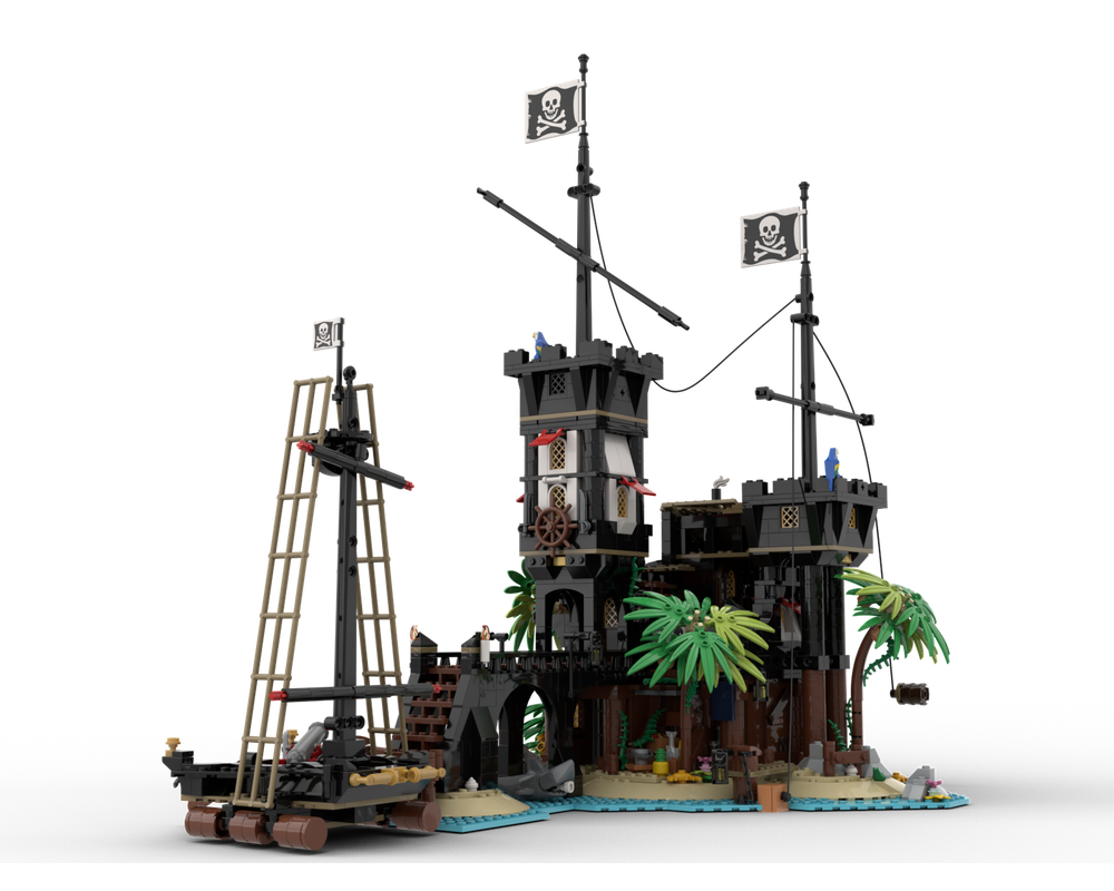 LEGO MOC Pirate Fortress by Gr33tje13 | Rebrickable - Build with LEGO