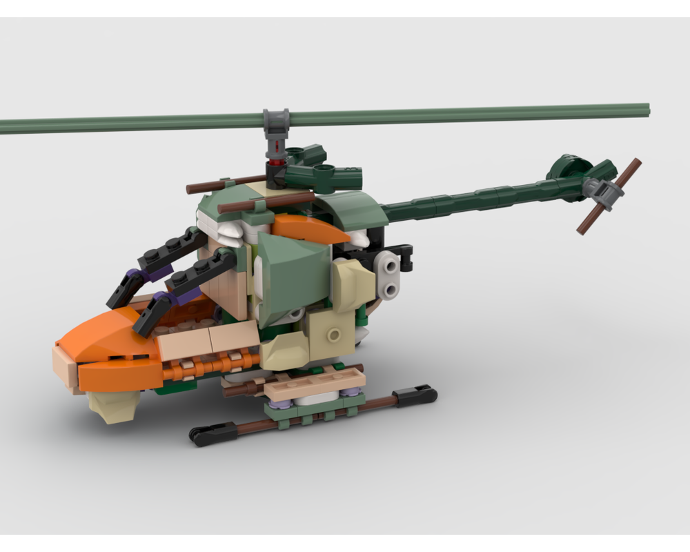 LEGO MOC 10280 - Helicopter by KlintIsztvud | Rebrickable - Build with LEGO