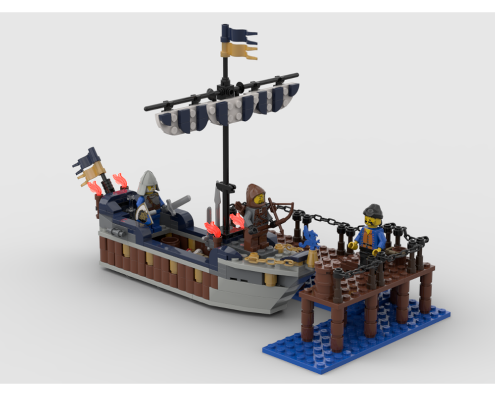 LEGO MOC Knight Ship by szandris89 | Rebrickable - Build with LEGO
