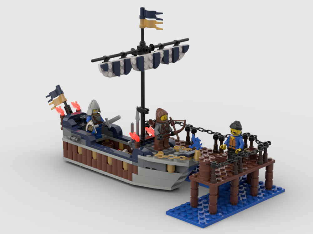 LEGO MOC Knight Ship by szandris89 | Rebrickable - Build with LEGO