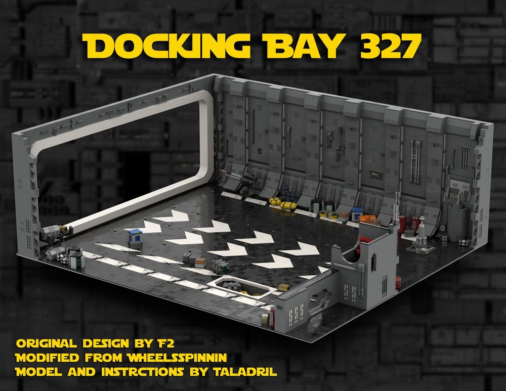 LEGO MOC Docking Bay 327 by Taladril | Rebrickable - Build with LEGO